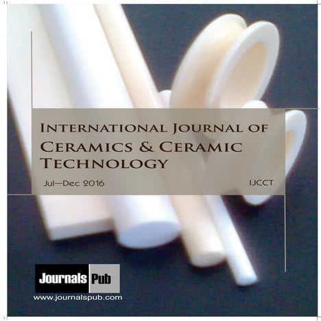 International Journal of Ceramics and Ceramic Technology (vol 2 issue 2 ...