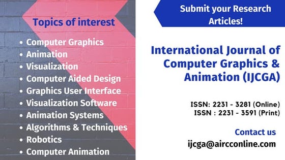 International Journal of Computer Graphics and Animation (IJCGA) | PDF