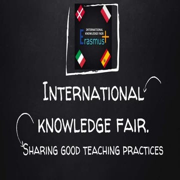 International Knowledge fair. Sharing Good Teaching Practices | PPTX