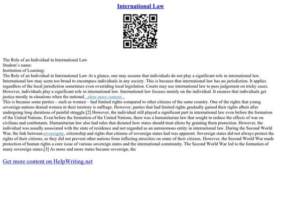 International law-int | PPT