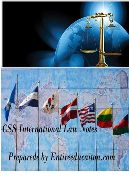 International law notes by asmatullah | PDF | Legal Services Industry ...