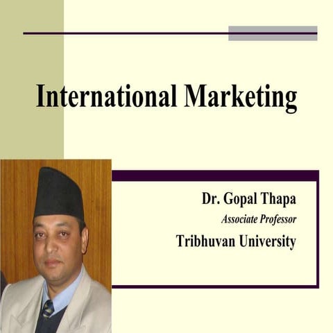 International marketing | PPT
