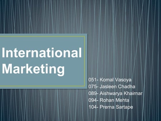 Presentation and Introduction to international marketing.pptx