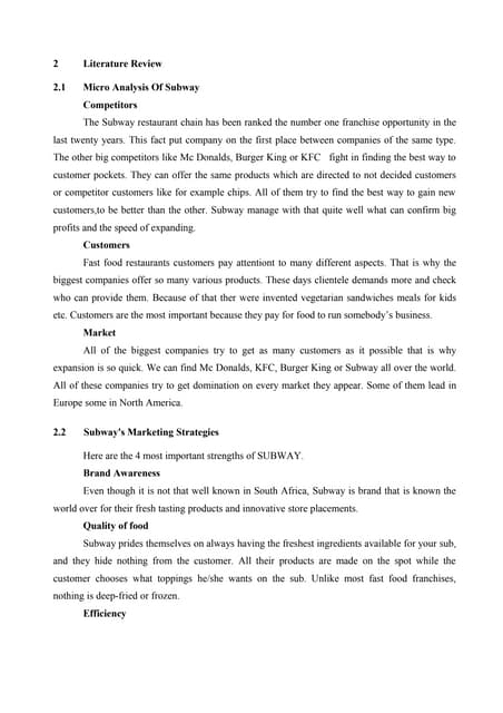 Detailed textual analysis: Subway "The moment of decision" Target ...
