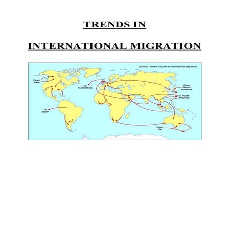 International migration | DOCX | Politics