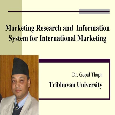 International Marketing Research | PPT