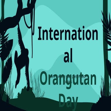 International Orangutan Day by Slidesgo.pptx