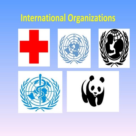 International orgaizations | PPT