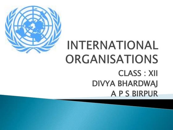 International organization | PPTX