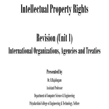 International organizations, agencies and treaties | PDF