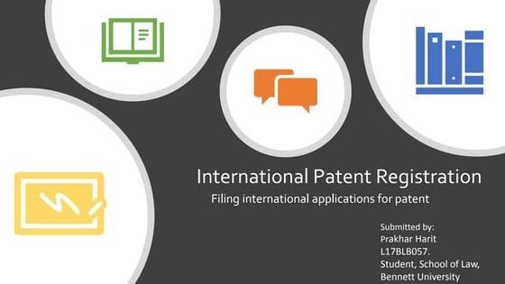 Filing a patent application | PPTX | Legal Services Industry | Industries
