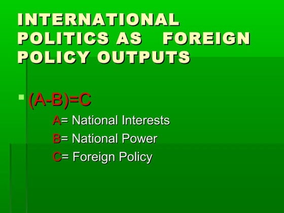 International Conflict | PPTX