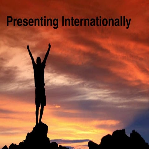 Cultural aspects in international presentation | PPTX