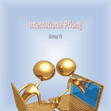International pricing of product | PPTX