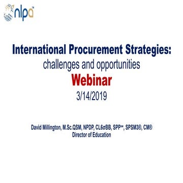 International procurement strategies | PPTX