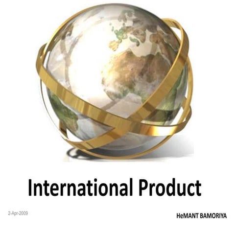 International product | PPTX