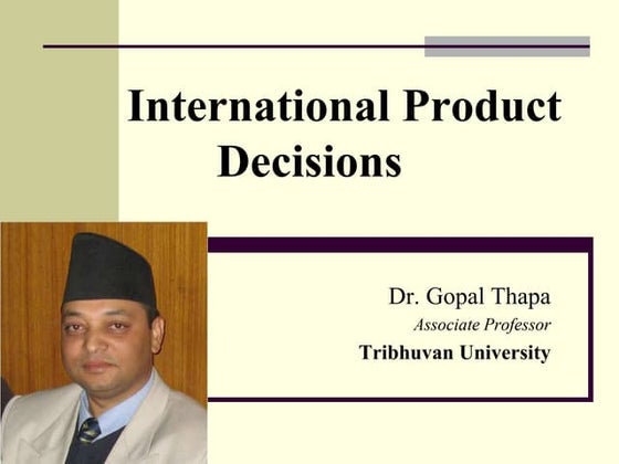 International distribution | PPT