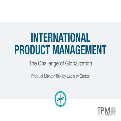 International Product Management - The Challenge of Globalization | PDF