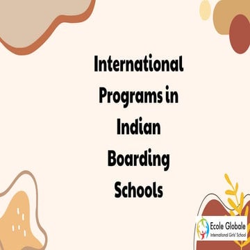 International Exchange Programs Global Exposure at Indian Boarding ...