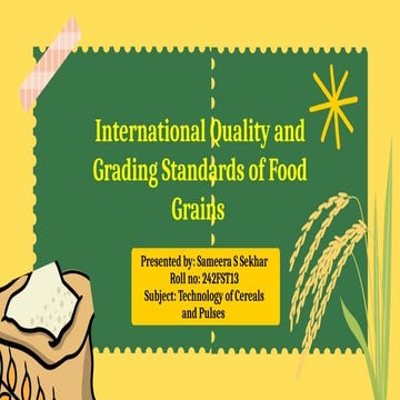 International qulaity n grading stds. for grains (TCPO).pptx