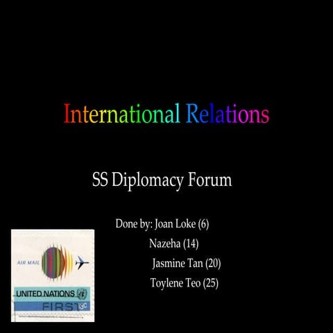 International relations | PPT