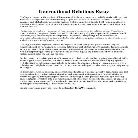 International Relations Essay.pdf