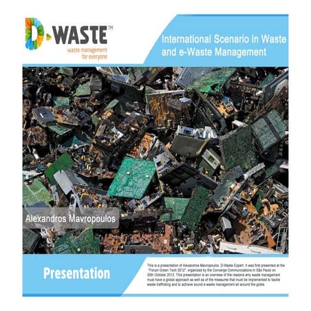 International Scenario in Waste and e-Waste Management | PDF