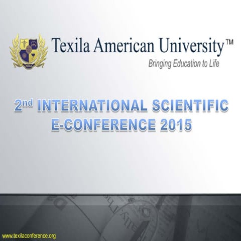 International scientific conference 2015 | PDF