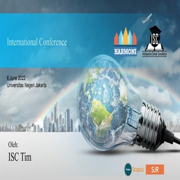 Program Kegiatan Seminar Internasional 1 | PPTX