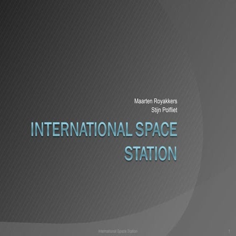 International Space Station | PPT