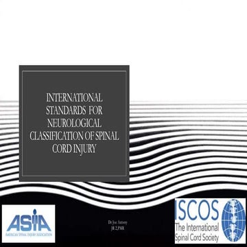 International standards for neurological classification of spinal cord ...