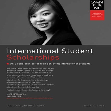 International student scholarships a4 fin 4 | PDF