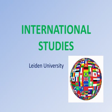 International studies presentation | PPT