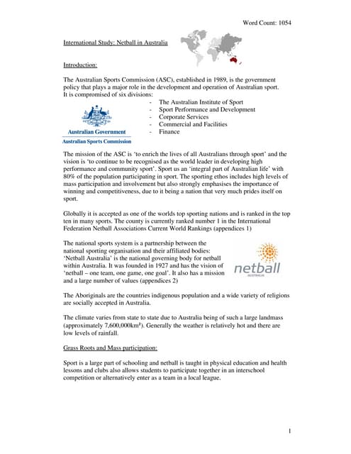 The whole sport plan (England basketball) | PPTX