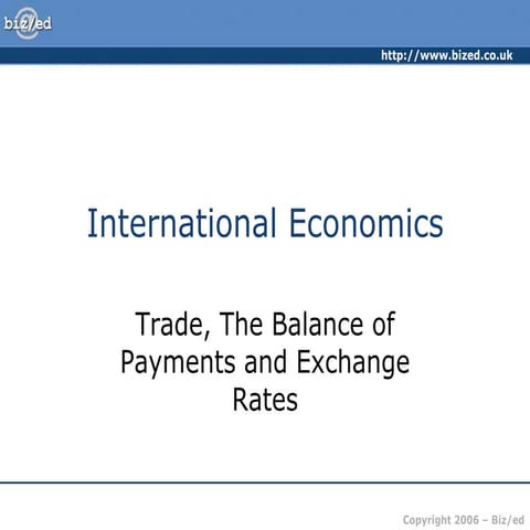 International Trade & Exchange Rates | PPTX