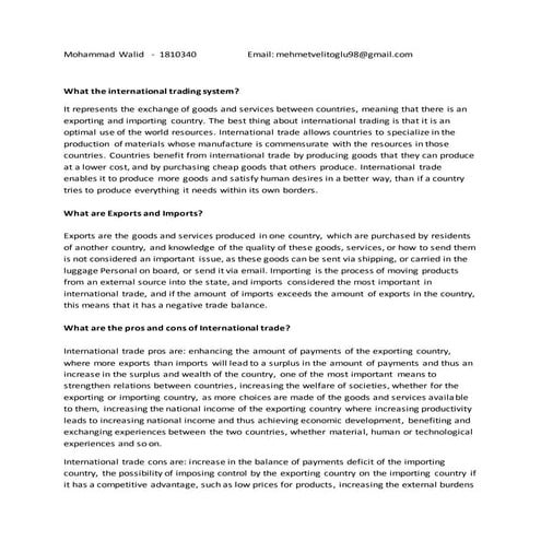 international trade policies. 3- international political economy | PPTX