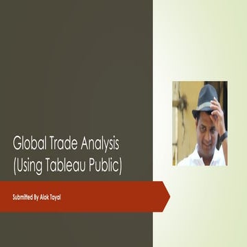 International trade analysis Using Tableau visualization | PDF