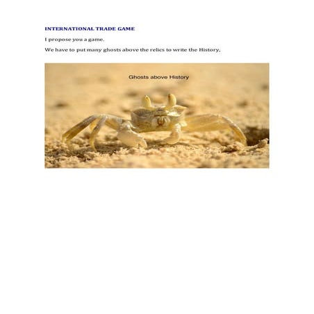 International trade game | PDF