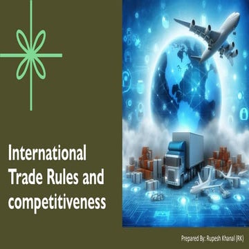 International Trade Rules and challenges for international business | PPT