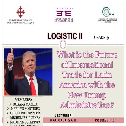 International trade impacts with Trump administration | PPTX