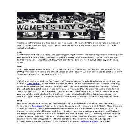 Women's Day presentation for Primary School G2 students | PPTX
