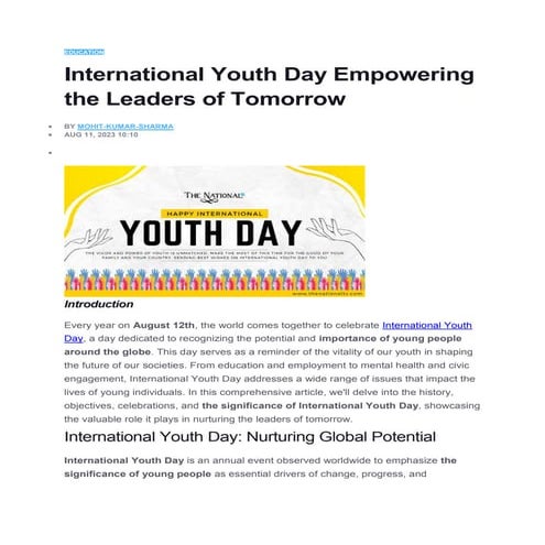International Youth Day Empowering the Leaders of Tomorrow.pdf