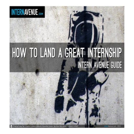 How to land a great internship | PPT