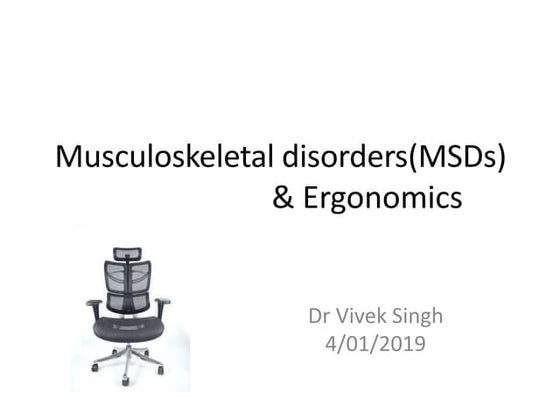 Most Common Workplace Ergonomic Issues and their Causes | PPTX ...