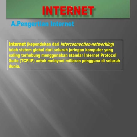 Pengertian internet dan intranet | PPTX