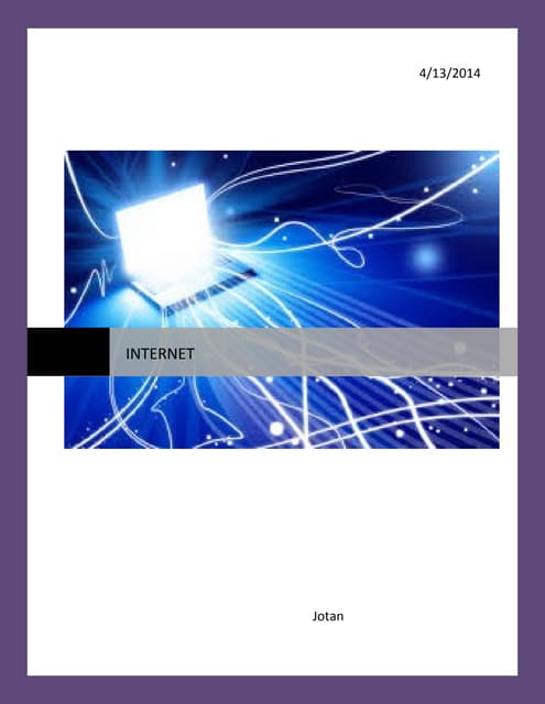 Presentation on INTERNET | PPT | PPTX | Internet | Computing