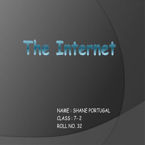The Internet | PPTX