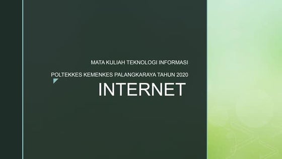 Topik 7 Jaringan Telekomunikasi | PPT