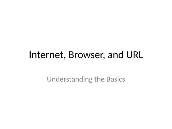 Presentation on web browser | PPT