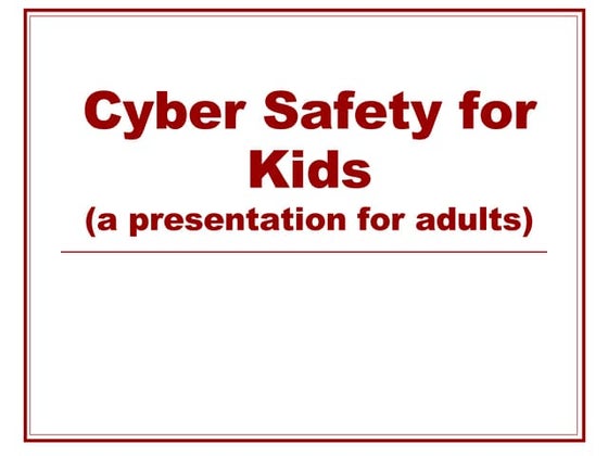 Learning Internet Safety | PPTX